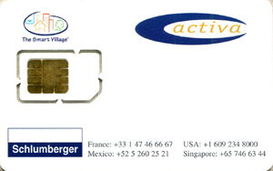 Carte téléphonique: Activa - Phase2+ SIM Card (Smart Village ...