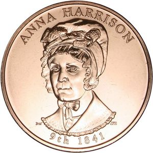 დეკორაცია: Anna Harrison (ამერიკის შეერთებული შტატები(First Spouse ...