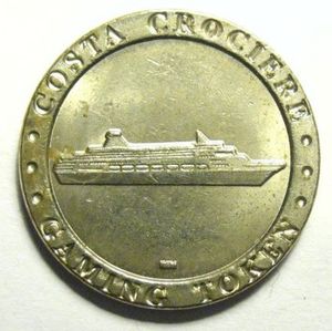 Token: Costa Crociere Gaming Token (Italy(Cruise Ship Tokens) Col:IT ...