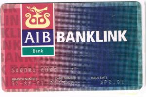 Bank Card: Banklink (Allied Irish Banks (AIB), IrelandCol:IE-GM-0009.02