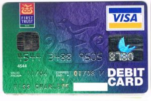 Bank Card: First Trust Bank (First Trust Bank, United Kingdom of Great ...