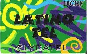 Telefonkarte: Latino Tel (Lycatel, Schweiz(Latino) Col:CH-LYC-LA-2