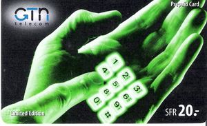 Telefonkarte: Gtn (Remote Memory Switzerland, Schweiz(GTN Telecom) Col ...