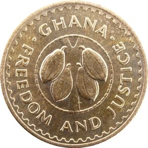 Moneda: 10 Pesewas (Ghana(1967~2007 - Second Cedi) WCC:km16
