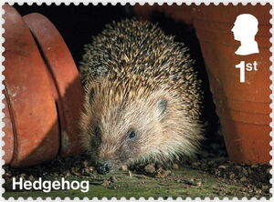 Stamp: Hedgehog (United Kingdom of Great Britain & Northern Ireland ...