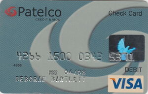 Bank Card: Patelco (Patelco Credit Union, United States of AmericaCol ...