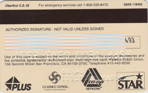 Bank Card: Patelco (Patelco Credit Union, United States of AmericaCol ...