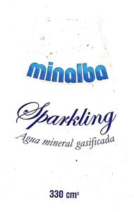 Etiqueta de bebida: Sparking Agua mineral gasificada (Minalba - Pepsico ...