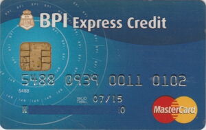 Bank Card: BPI Express Credit (BPI, PhilippinesCol:PH-MC-0002 💳