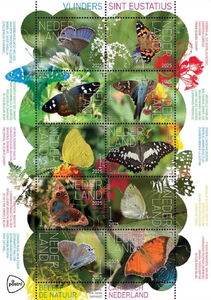Briefmarke: Butterflies of Sint Eustatius (Niederlande(Experience ...
