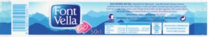 Drink Label: Font Vella Go (Aguas Font Vella y Lanjarón S.A., SpainCol ...