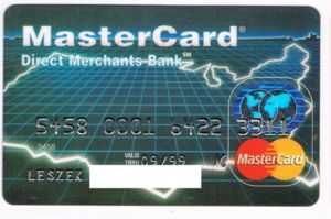 Bank Card: Master Card (Direct Merchants Bank, United States of America ...