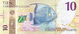 紙幣: 10 Gulden (キュラソーおよびシント・マールテン島(2025 Issue) Wor:P-1a 💴