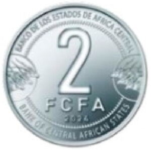 Coin: 2 CFA Francs (CEMAC) (Central African States(2024~Today ...