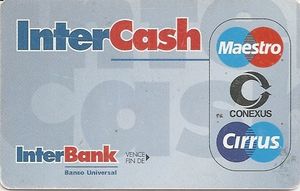 Cartões de bancos: InterBank - InterCash (Interbank, VenezuelaCol:VE-MS ...