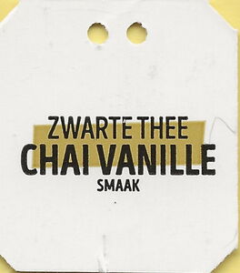 Thee label: Zwarte thee Chai vanille smaak (Jumbo, Nederland(Bio ...