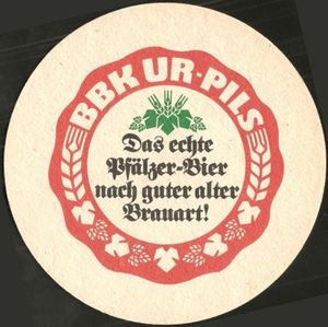 Beer Coaster: BBK Ur-Pils (Bayerische Brauerei Schuck-Jaenisch, Germany ...