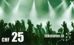 Geschenkkarte: Ticketcorner 25, 25M. (Ticketcorner, Schweiz ...
