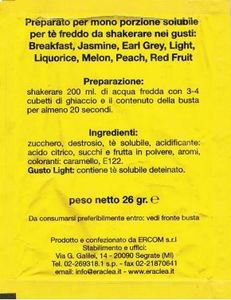 Tea Bag: Earl Grey 2/S, semi-glossy (Whittington, Italy(Shaken Ice Tea ...