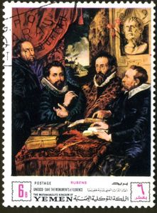 Марка: The Four Philosophers 1611/2 - Peter Paul Rubens (1577-1640 ...