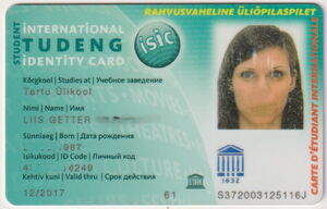Tarjeta Funcional: International Student Identity Card - Tartu Ülikool ...