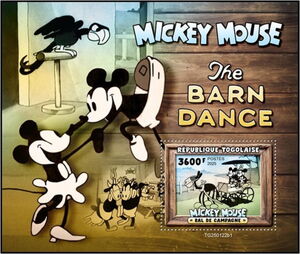 Stamp: The Barn Dance (1929) (Togo(Mickey Mouse Cartoons (2025)) Col:TG ...