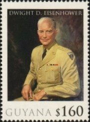 Stamp: Dwight D. Eisenhouwer (Guyana: Personalized StampsCol:GY 2010.00 ...