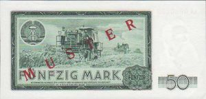 Banknote: 50 Mark der DDR (Germany, Democratic Republic (DDR)(1964 ...