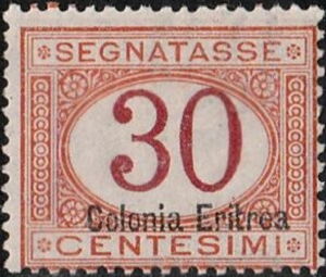 Stamp: Segnatasse (Eritrea, Italian Administration(Postage Due ...
