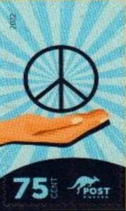 Stamp: Peace Sign (Germany, Modern Private Post Offices(Post Modern ...