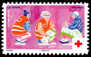 Stamp: Red Cross of France (France(Red Cross (2025)) Col:FR 2025.04.28 ...