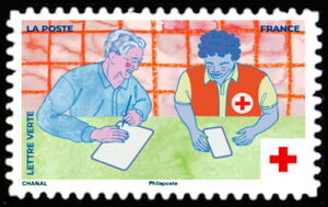Stamp: Red Cross of France (France(Red Cross (2025)) Col:FR 2025.04.28 ...