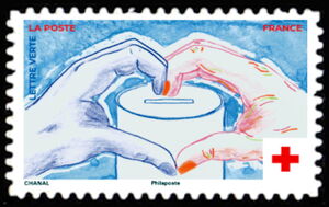 Stamp: Red Cross of France (France(Red Cross (2025)) Col:FR 2025.04.28 ...