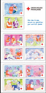 Stamp: Red Cross of France (France(Red Cross (2025)) Col:FR 2025.04.28-01 📮