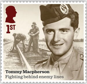 Stamp: Tommy Macpherson, Soldier (United Kingdom of Great Britain & Northern Ireland(Valor ...