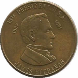 Token: James Buchanan (United States of America) (Patriotic Tokens) Col ...