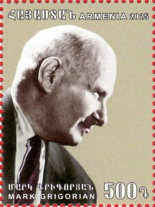Stamp: Mark Grigorian, Architect (ArmeniaCol:AM 2025.04.30-01a 📮