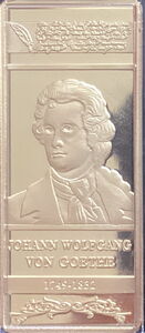 Decoration: Johann Wolfgang von Goethe (1749-1832) (Poland(Famous ...