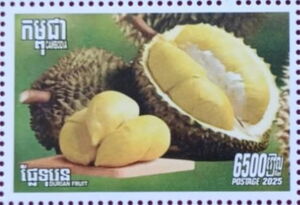 Stamp: Durian (Durio sp.) Fruit (Cambodia(Durian (Durio sp.) (2025 ...