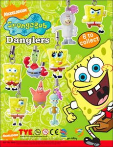 Meal Toy: SpongeBob (Hard plastic figures, Europe(SpongeBob Danglers ...