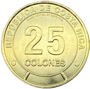Moneda: 25 Colones (Provinces of Costa Rica - Limon) (Costa Rica(2025 ...