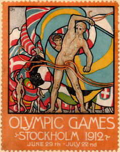 Stamp: Olympic Games Stockholm 1912 (Sweden: Cinderella Stamps(Stockholm) Col:SE 1912-02/02 📮