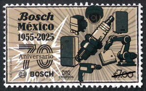 Stamp: Bosch Mexico, 70 Years (MexicoCol:MX 2025.05.13-01 📮