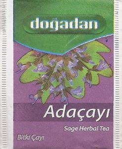 Tea Bag: Adaçayi Bitki Çayi, dif logo, white stripe under flap (doğadan ...