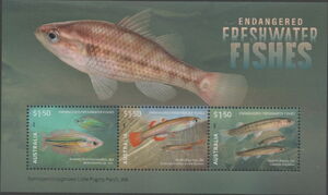 Stamp: Endangered Freshwater FIshes (Australia(Endangered Freshwater ...