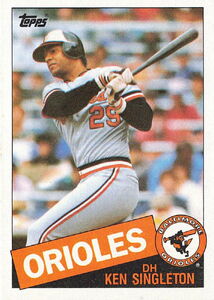 Sports Card: #755 Ken Singleton (1985) (Baseball, North America(1985 ...