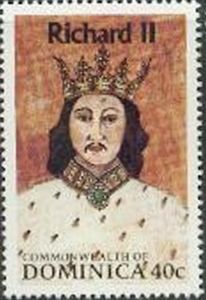 Stamp: Richard II (Dominica(British Monarchs) Mi:DM 974,Sn:DM 960,Yt:DM ...