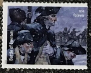 Stamp: Artistic Rendering of Battle Of Trenton (United States of ...