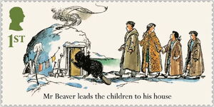 Stamp: Mr Beaver Leads the Children to His House (United Kingdom of ...