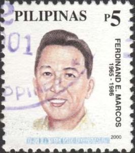 Stamp: Ferdinand Emmanuel Edralin Marcos, Sr. (1917-1989) (Philippines ...